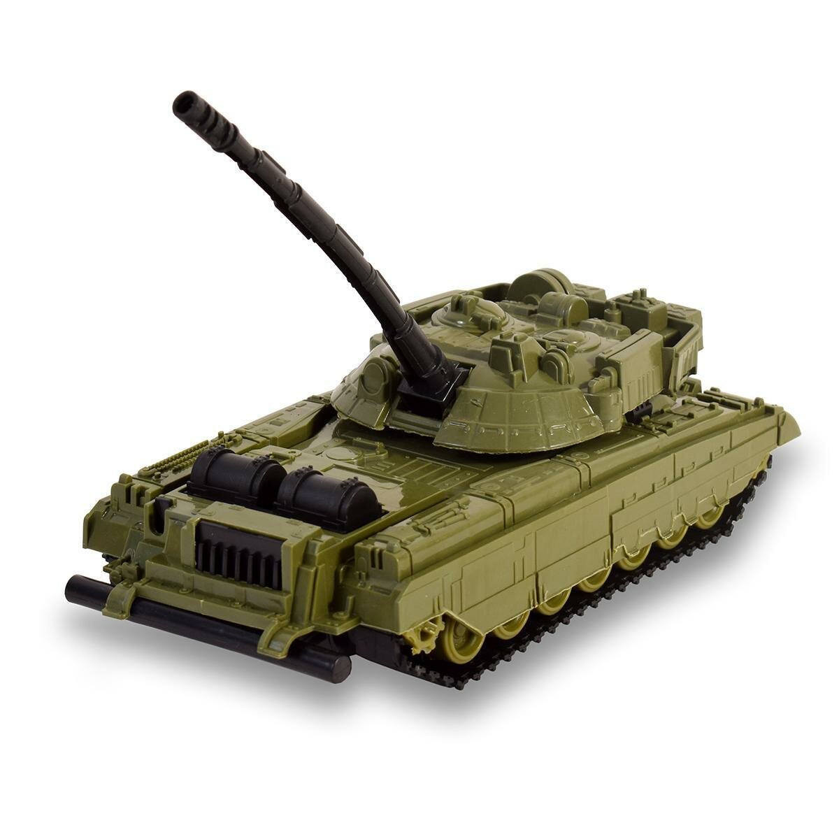 Танк игрушечный пластиковый "Военный", зеленый, 25х11х8см, для детей 3+