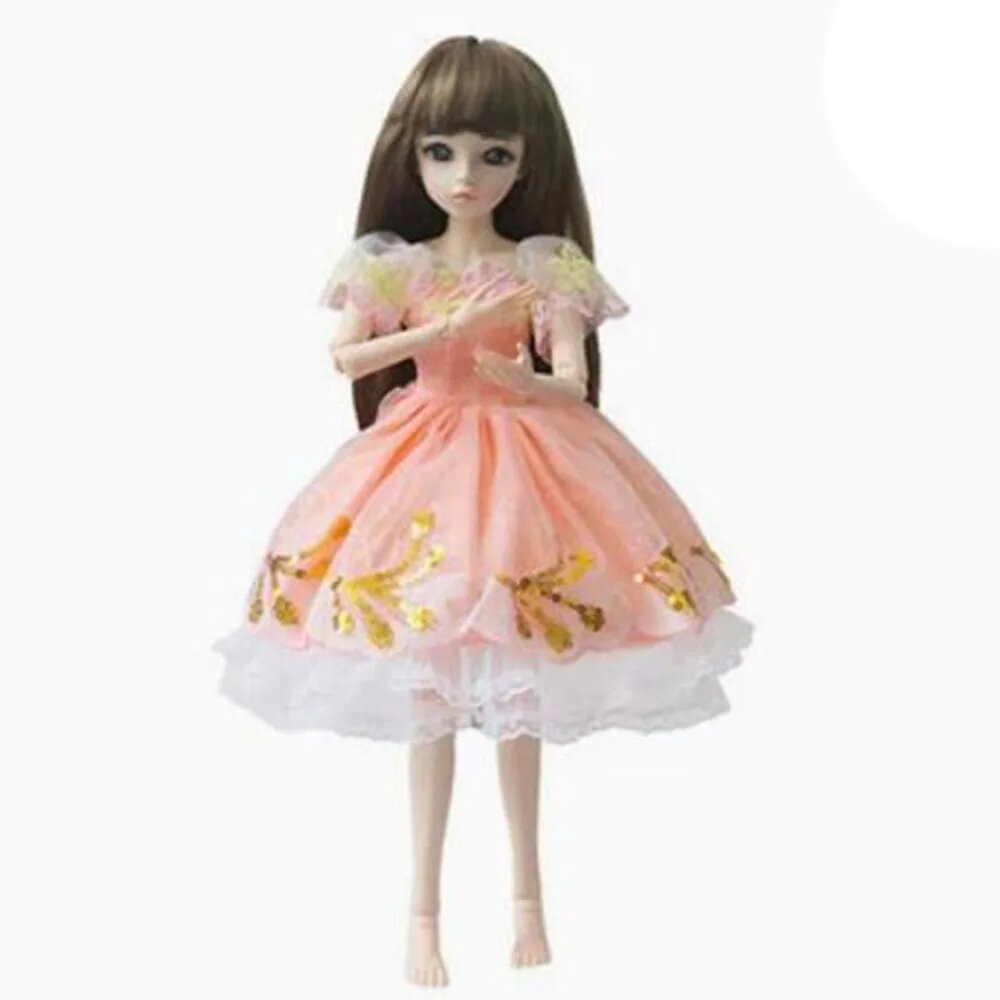 Кружевные платья для куклы 60 см, одежда для 1/3 Bjd, вечерние элегантные свадебные платья принцессы, наряды, аксессуары для кукол «сделай сам»