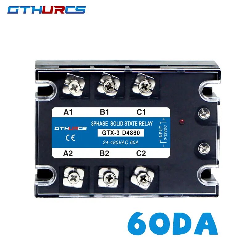 GTX-3 трехфазное твердотельное реле 3-phase-60DA