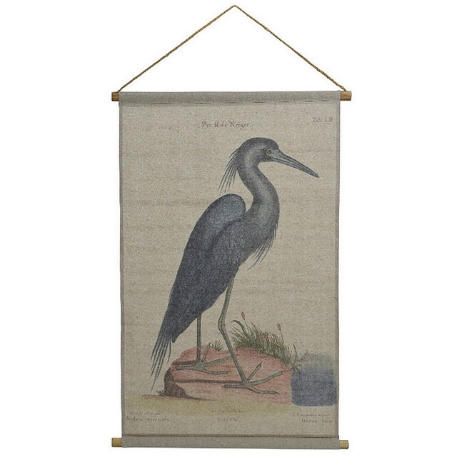 Картина Цапля - Пепельная Птица 95*64 см, Kaemingk, 879813-1