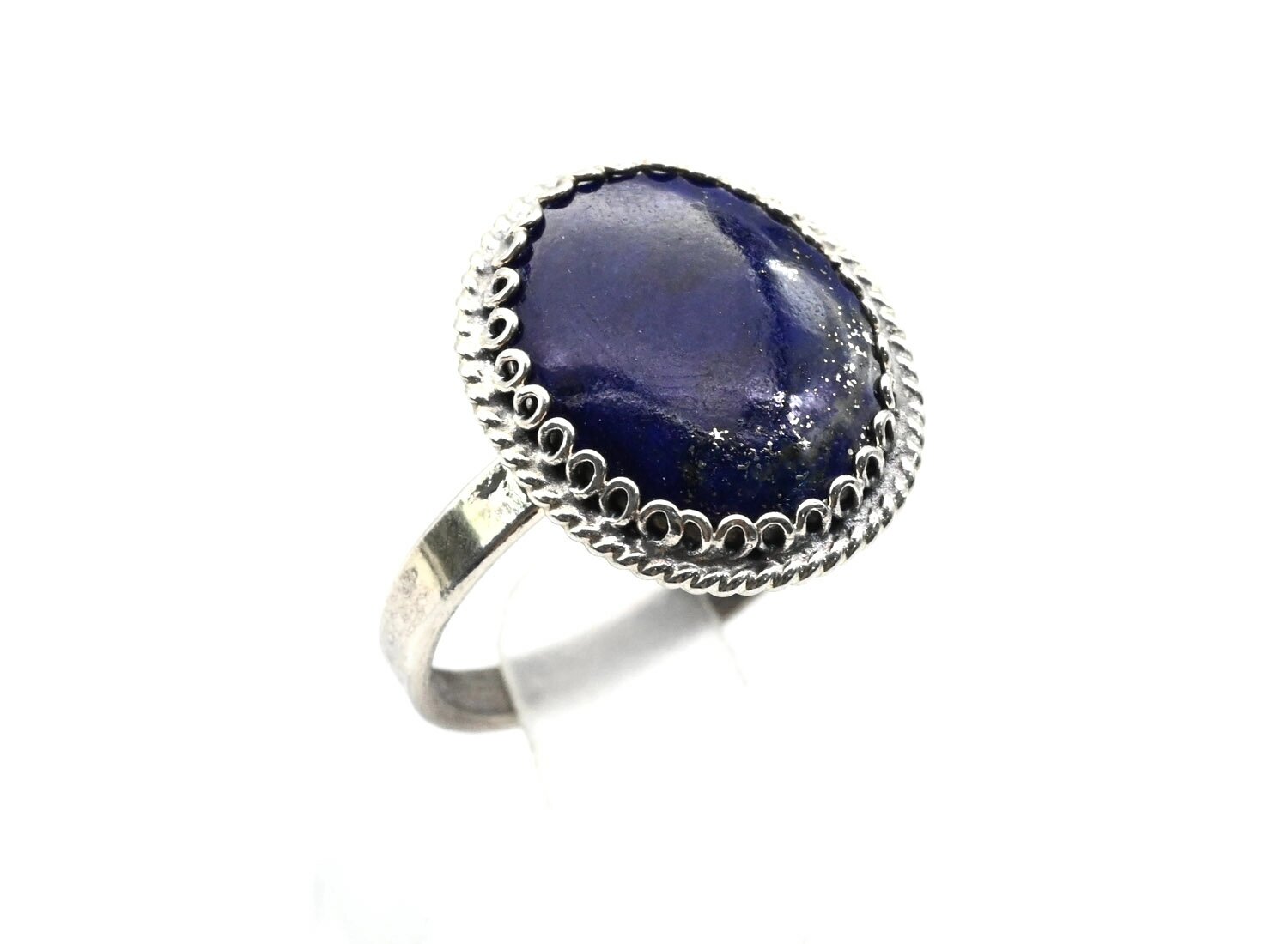 Кольцо, лазурит