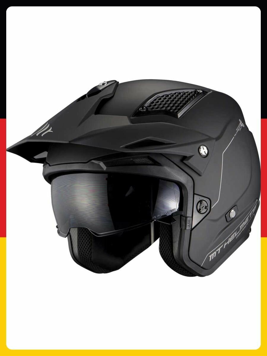 Мотошлем Открытый MT HELMETS 13450000107 District