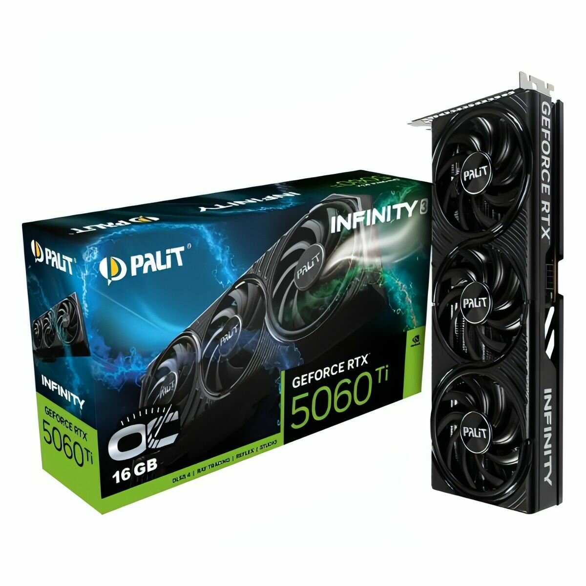 Видеокарта Palit GeForce RTX 5060 Ti Infinity 3 OC 16GB, GDDR7