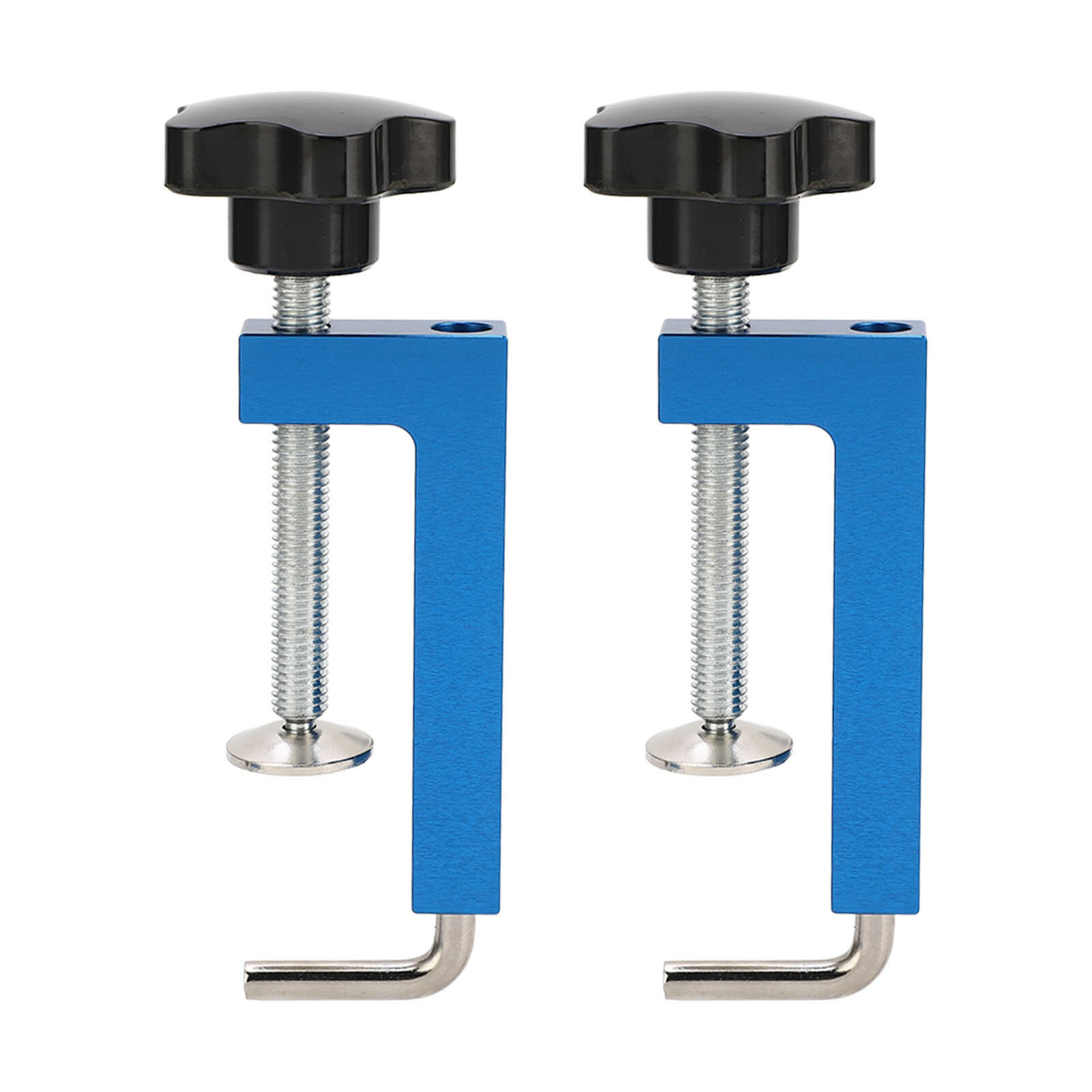 Струбцины для торцовочной пилы и стола, 2 шт, алюминий