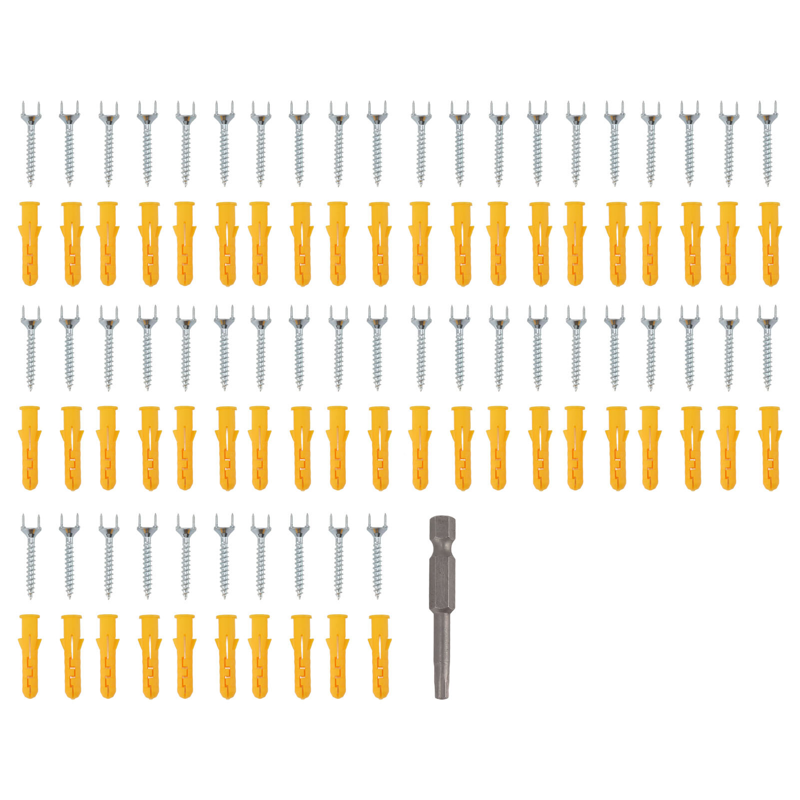 Винты с двойной головкой петушиные винты из нержавеющей стали с настенной якорной отверткой бит бесшовный аппаратный инструмент для дома для дома