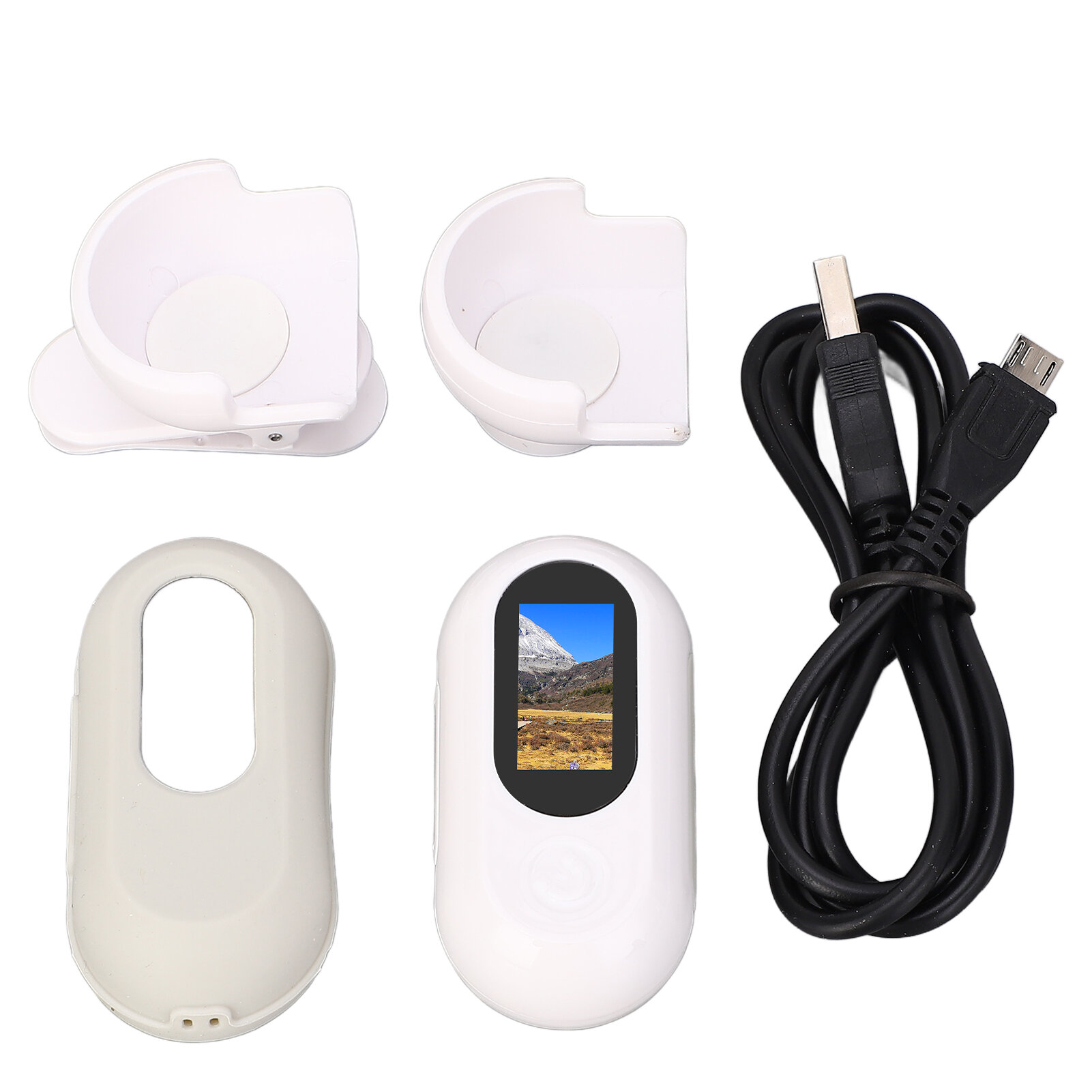 Компактная экшн-камера с HD-видео 1080p, многофункциональная, с магнитным креплением для ношения на большом пальце, подходит для занятий спортом.