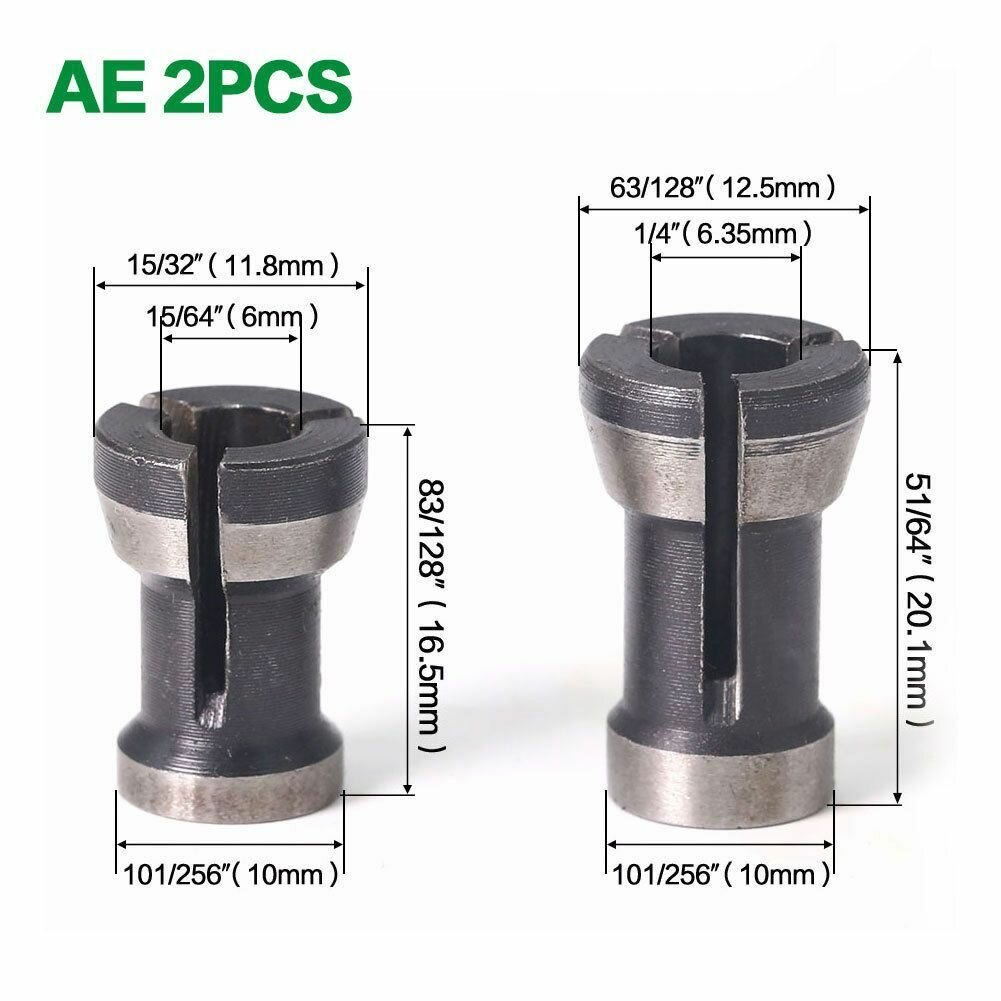 Цанга 6/6.35 мм для кромочного фрезера