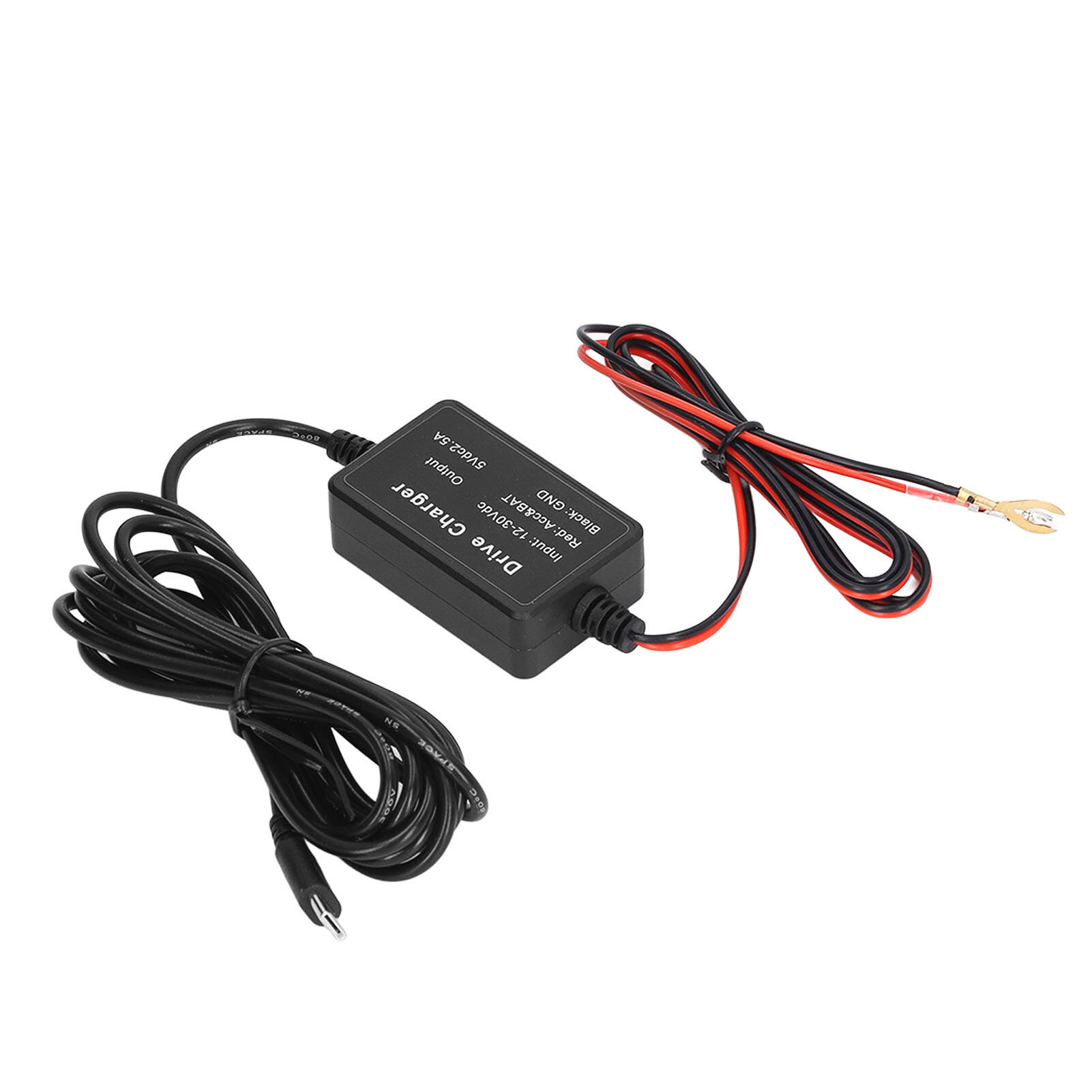 Комплект для подключения видеорегистратора, высокая безопасность, круглосуточное наблюдение, GPS-навигатор, радар-детектор, тип C