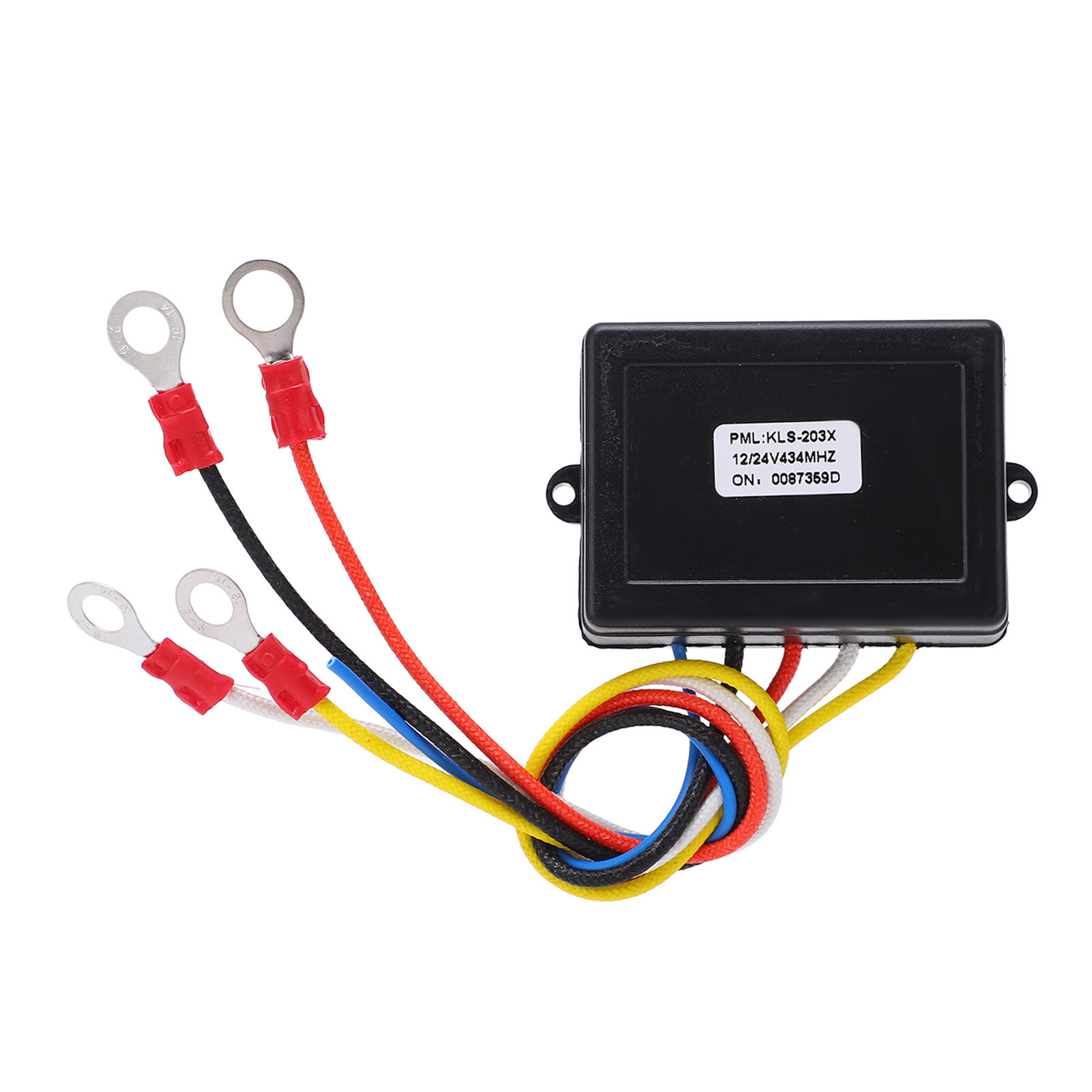 Универсальный комплект беспроводного пульта дистанционного управления лебедкой с приемником 12 В 24 В для грузовика, джипа, квадроцикла, внедорожника, красный