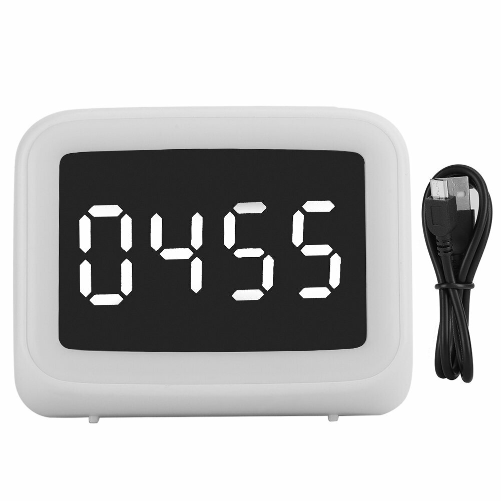 BT511 Портативный динамик Bluetooth 5.0 беспроводной динамик FM с дисплеем светодиодного времени Часовая тревога громкоговорите