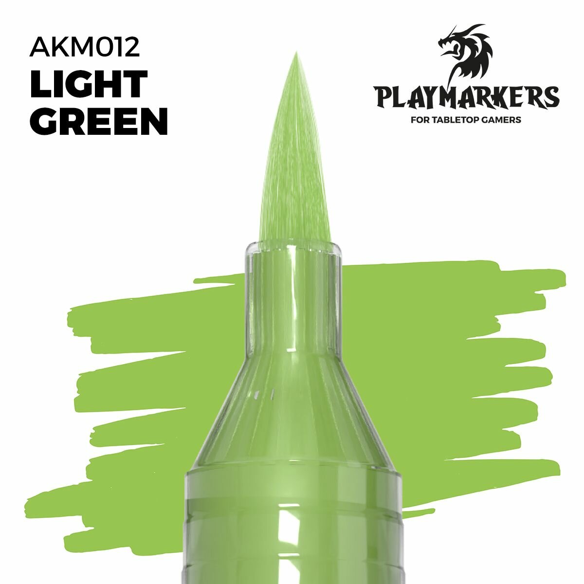 Маркер-кисть AK Playmarker - Light Green AKM012