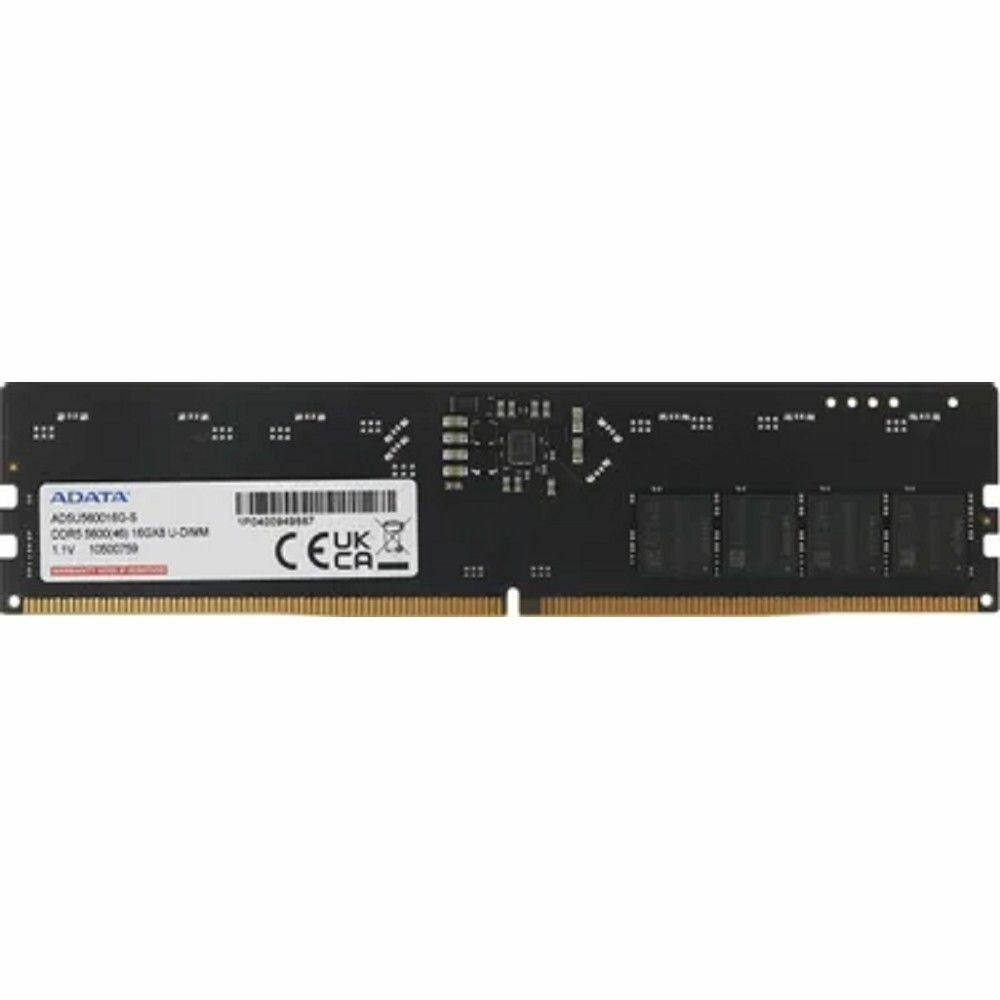 Adata Модуль памяти DIMM 16GB DDR5 - 5600 AD5U560016G - S ADATA