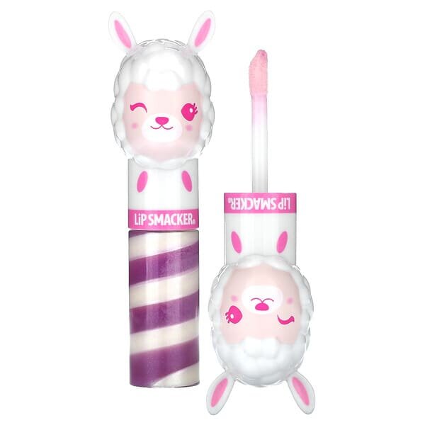 Блеск для губ Lip Smacker Lippy Pals Llama, увлажняющий, клубника, 8.4 мл