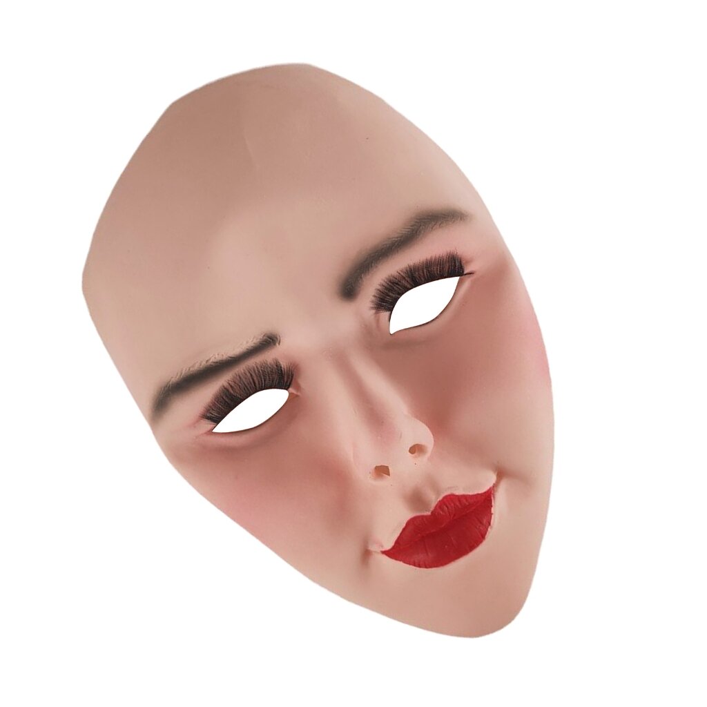 Эластичная Силиконовая Маска Для Лица Косплей Реквизит Чехол для Лица для Косплеев Вечеринок Костюмированных Мероприятий на Хэллоуин и Сценических Представлений