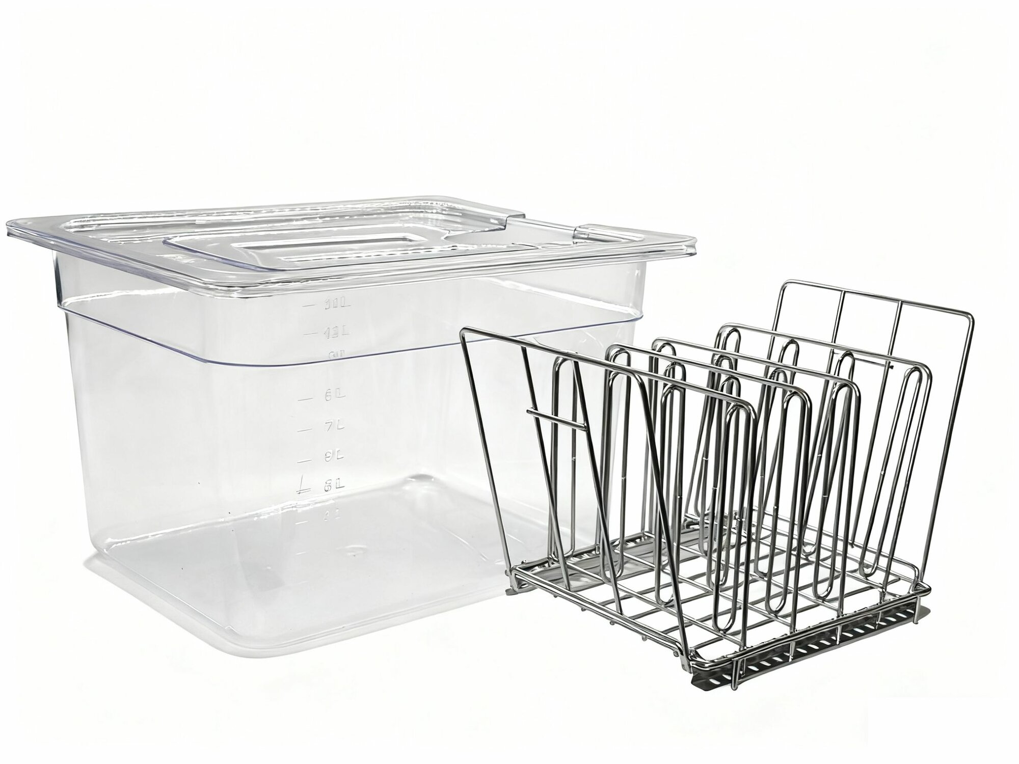 Контейнер для су-вида 11 л со съемной подставкой из нержавеющей стали - Аксессуары для су-вида