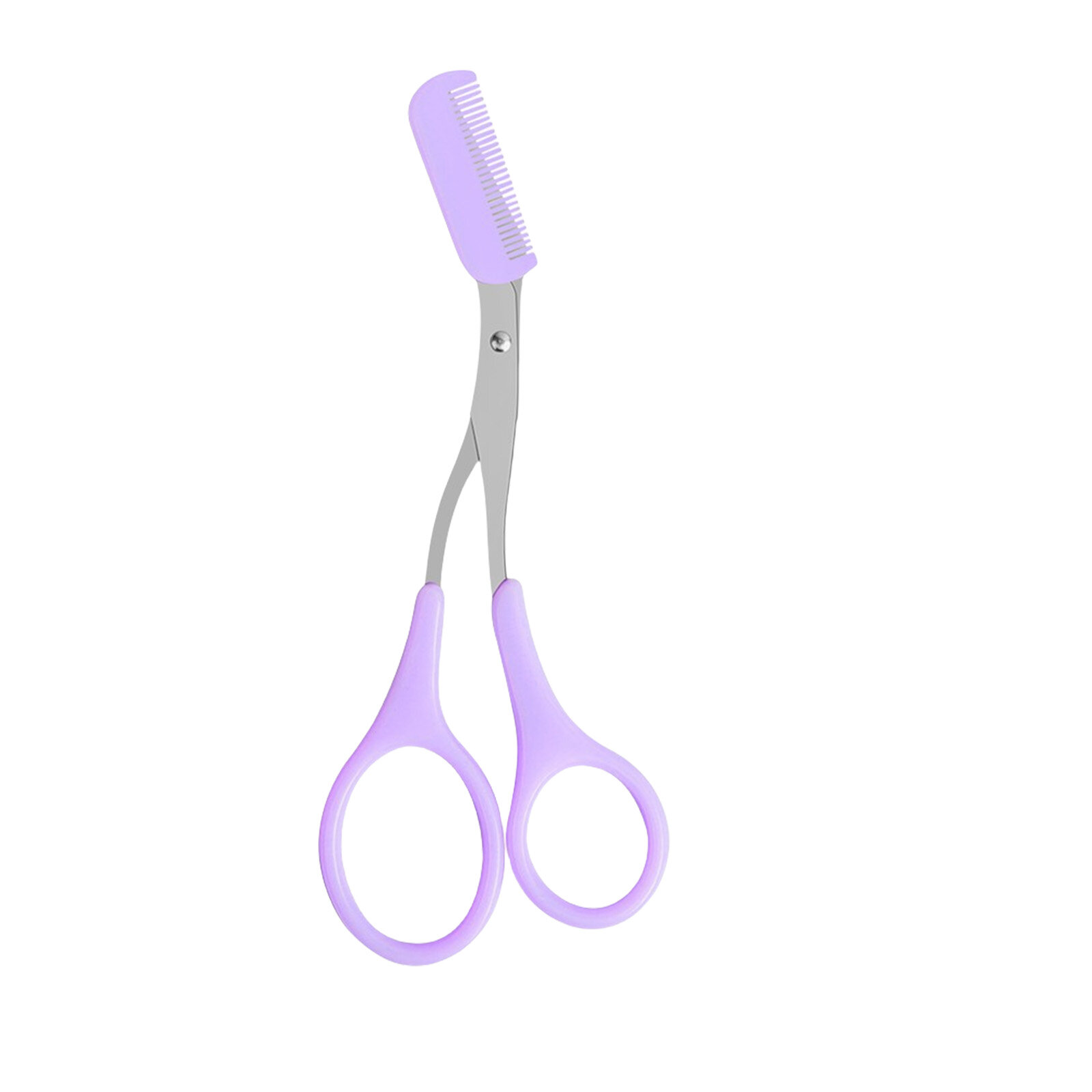 Ножницы для бровей с расческой