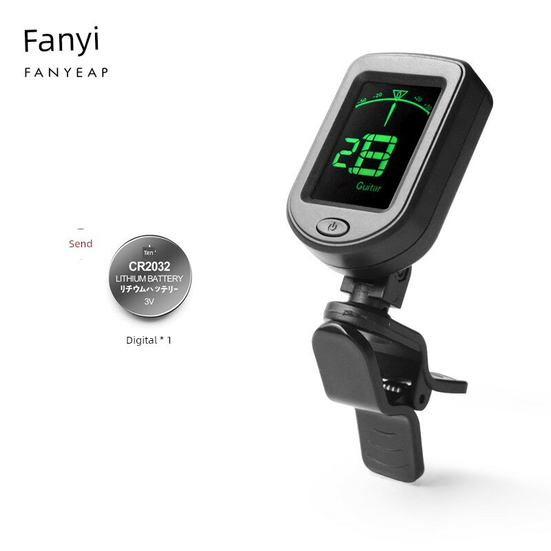 Тюнер 15Y10Y A1P801 - универсальный тюнер для гитары, укулеле, скрипки, фолк-гитары, для начинающих тюнер
