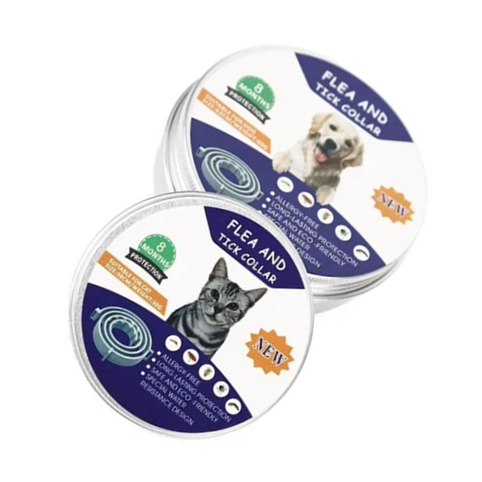 Ошейник для питомца: регулируемый, мягкий, комфортный, безопасный, водонепроницаемый, белый, для кош