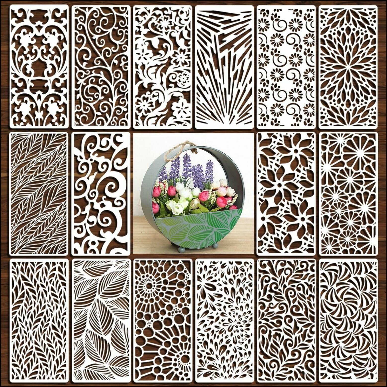 16 Шаблоны костюмов: Цветочные узоры