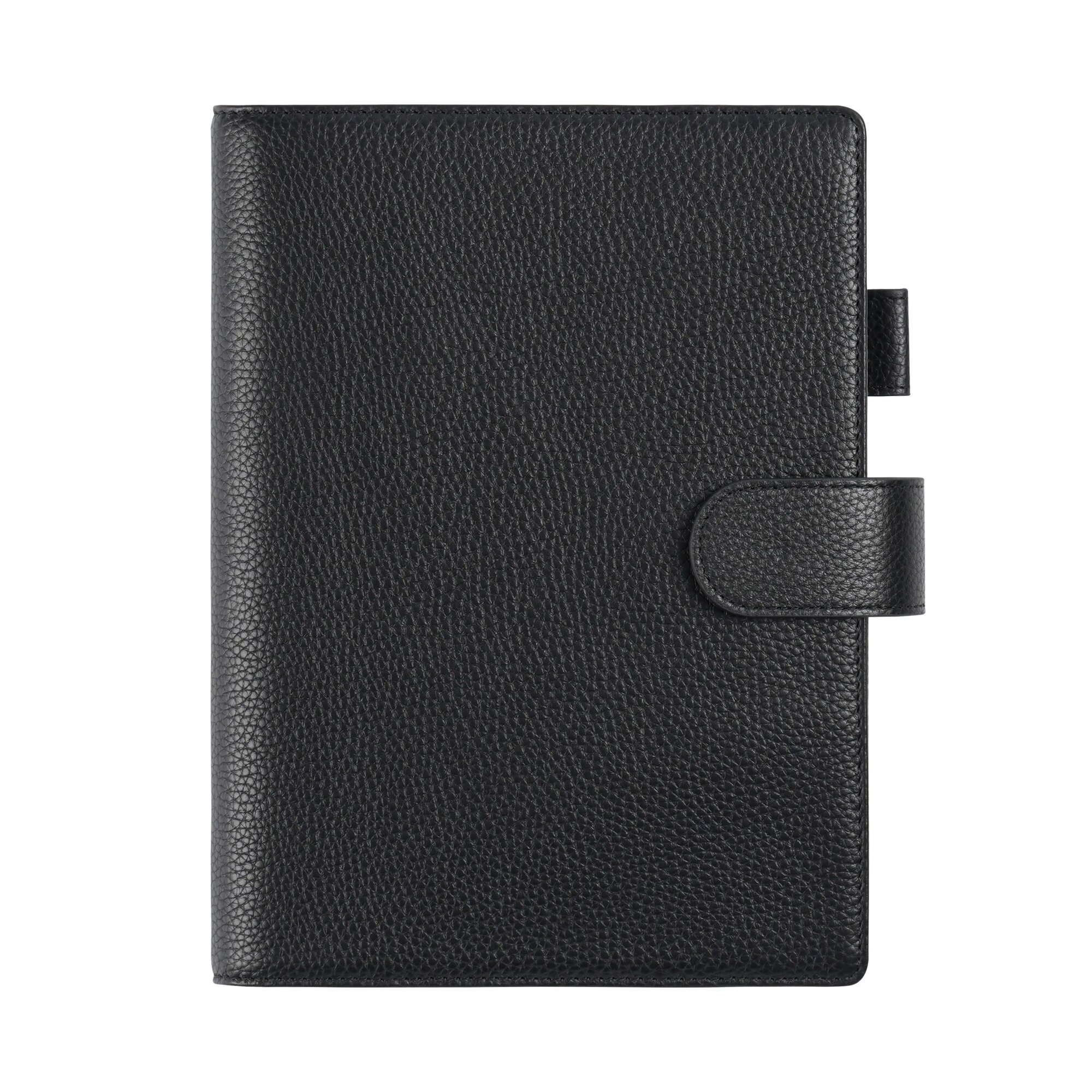 Moterm A5 Elite Planner Cover для Hobonichi Cousin из каменной кожи Черный, Black