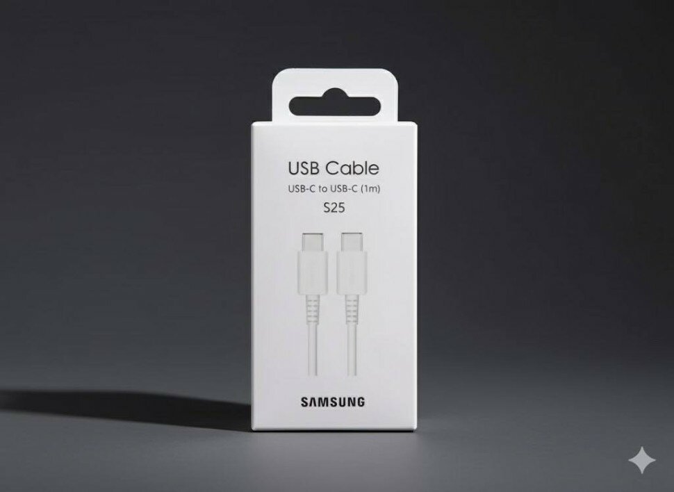 Кабель Samsung S25 USB Type-C - USB Type-C 1 m ( EP-DA ) Белый Original