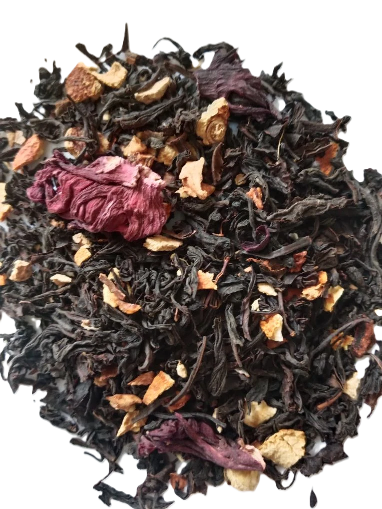 Чай "Глинтвейн", купажированный, среднелистовой, черный, 100 гр