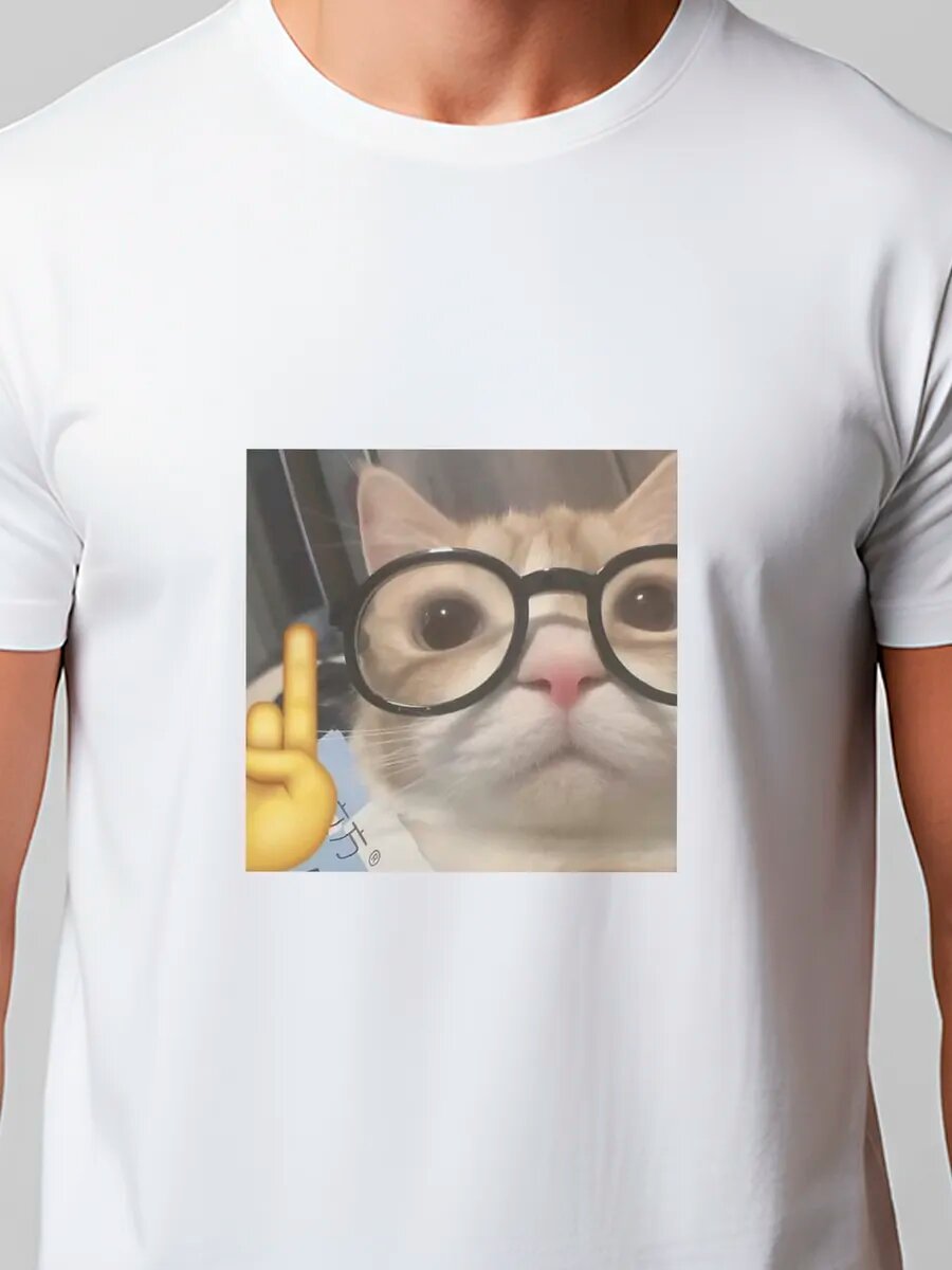 Футболка PRINTSHOT, 1 шт., размер XL, белый