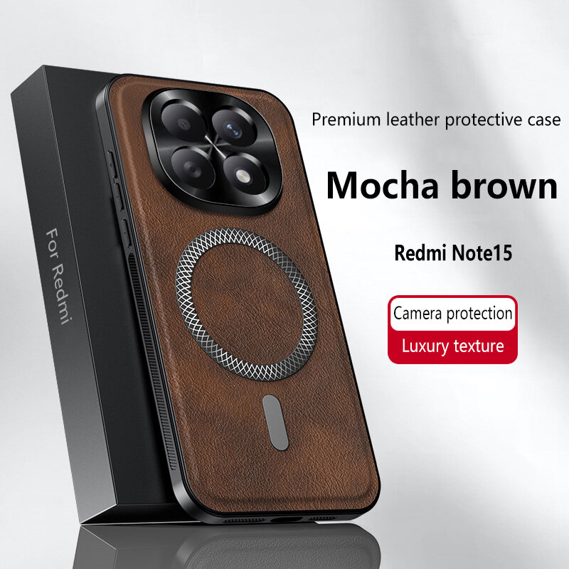 Чехол для Poco M8 5G / Redmi Note 15 5G / Поко M8 5G / Редми Нот 15 5G, soft touch, чехол-кардиомонитор, искусственная кожа, поликарбонат (PC), защита камеры, ударопрочный, усиленные углы, Xiaomi,