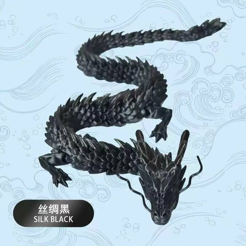 Китайский дракон орнамент для аквариума, ландшафтный дизайн, 3D-печатная модель дракона, креативная фигурка, интернет-знаменитость, популярная игрушка дракона