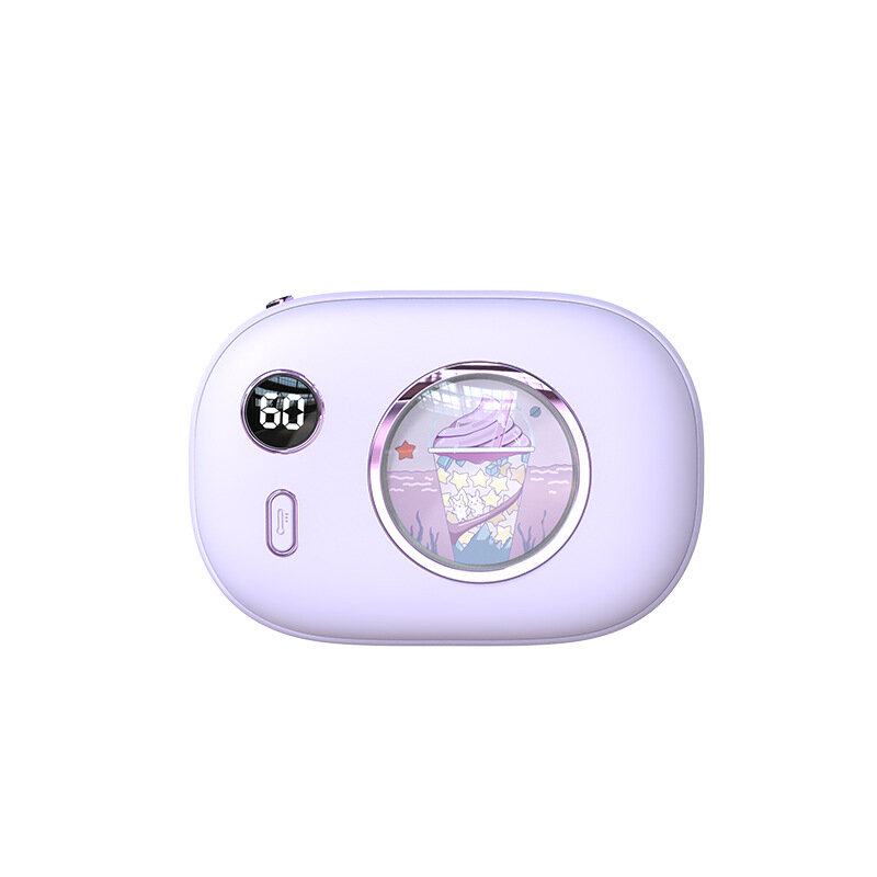 Новый цифровой дисплей грелка для рук Power Bank 2-в-1 портативная мини USB зарядка, подарок в виде грелки для рук, оптовая продажа