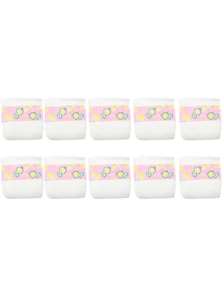 10 Штук подгузников для кукол Baby Doll, Аксессуары для кукол-реборнов 18-24 дюймов