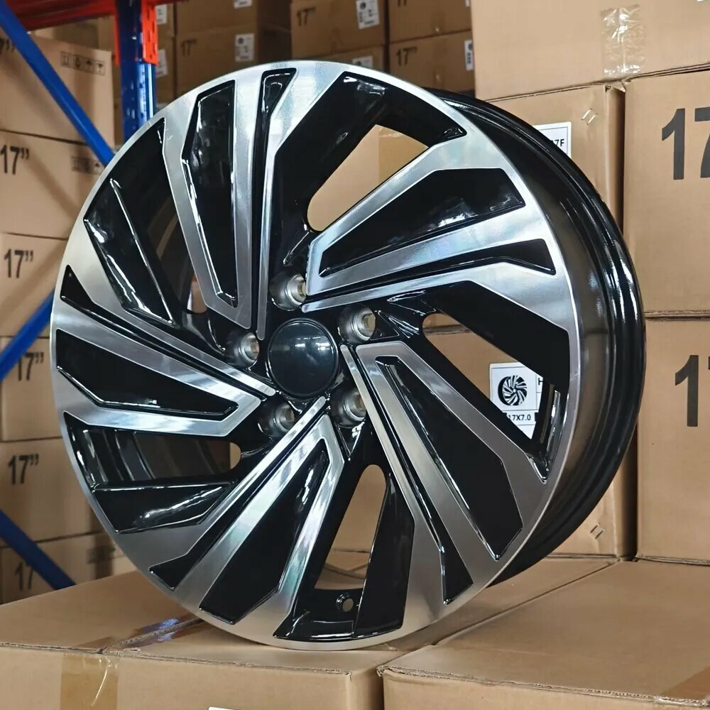 FADI 17-дюймовые алюминиевые диски для Volkswagen Jetta, Passat, Touran, Magotan, Golf и Tiguan Колесный диск Штампованный 17x7" PCD5х112 ET46 D57.1