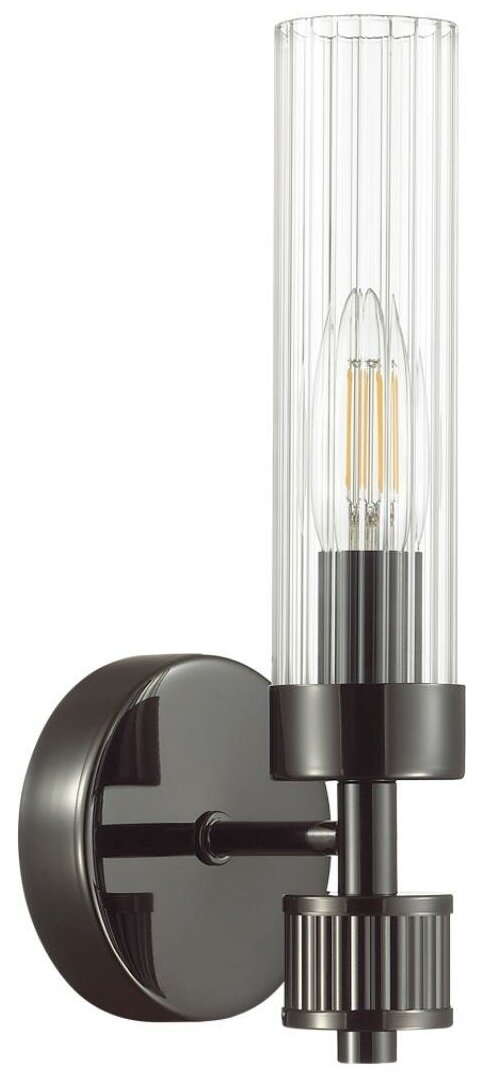 5275/1W CLASSI LN23 121 черный хром Бра E14 1*40W 220V KAMILLA