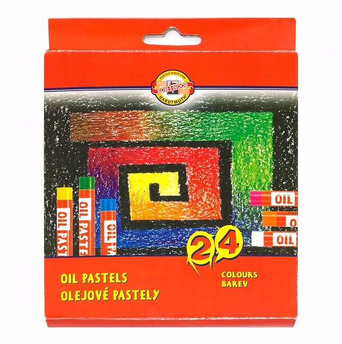 KOH-I-NOOR Hardtmuth Gioconda Пастель Масляная Набор 24 Цвета 8314024001KS для художников