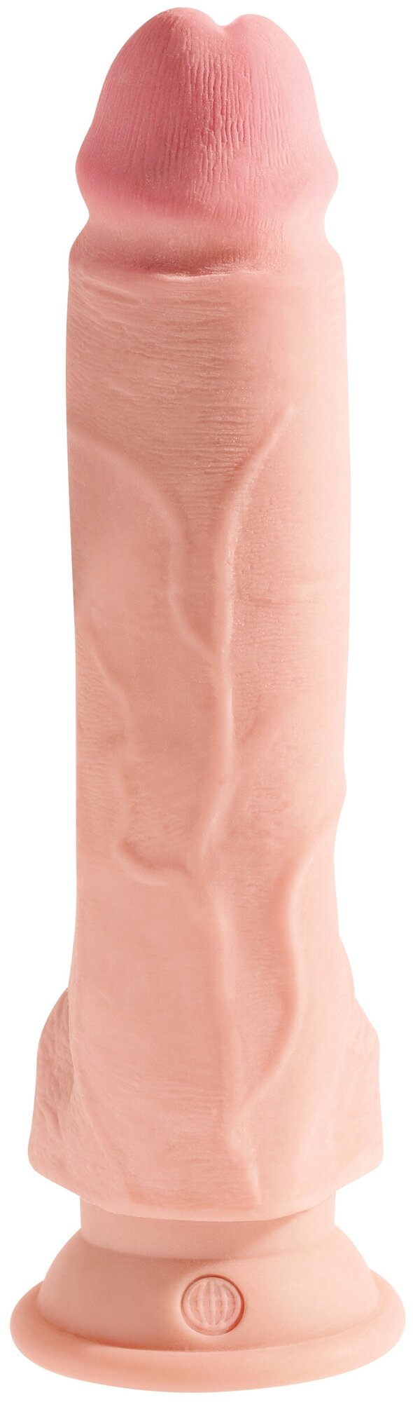 Pipedream Фаллоимитатор на присоске King Cock Plus Cock with Balls 9" Triple Density - Flesh (24.7, Ø 4.6 см)