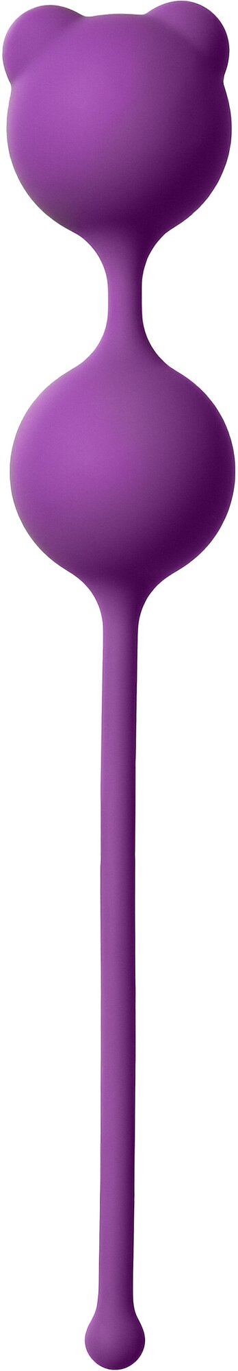 Вагинальные шарики Lola Games Emotions Foxy, фиолетовые, металл, 16 см, 64г