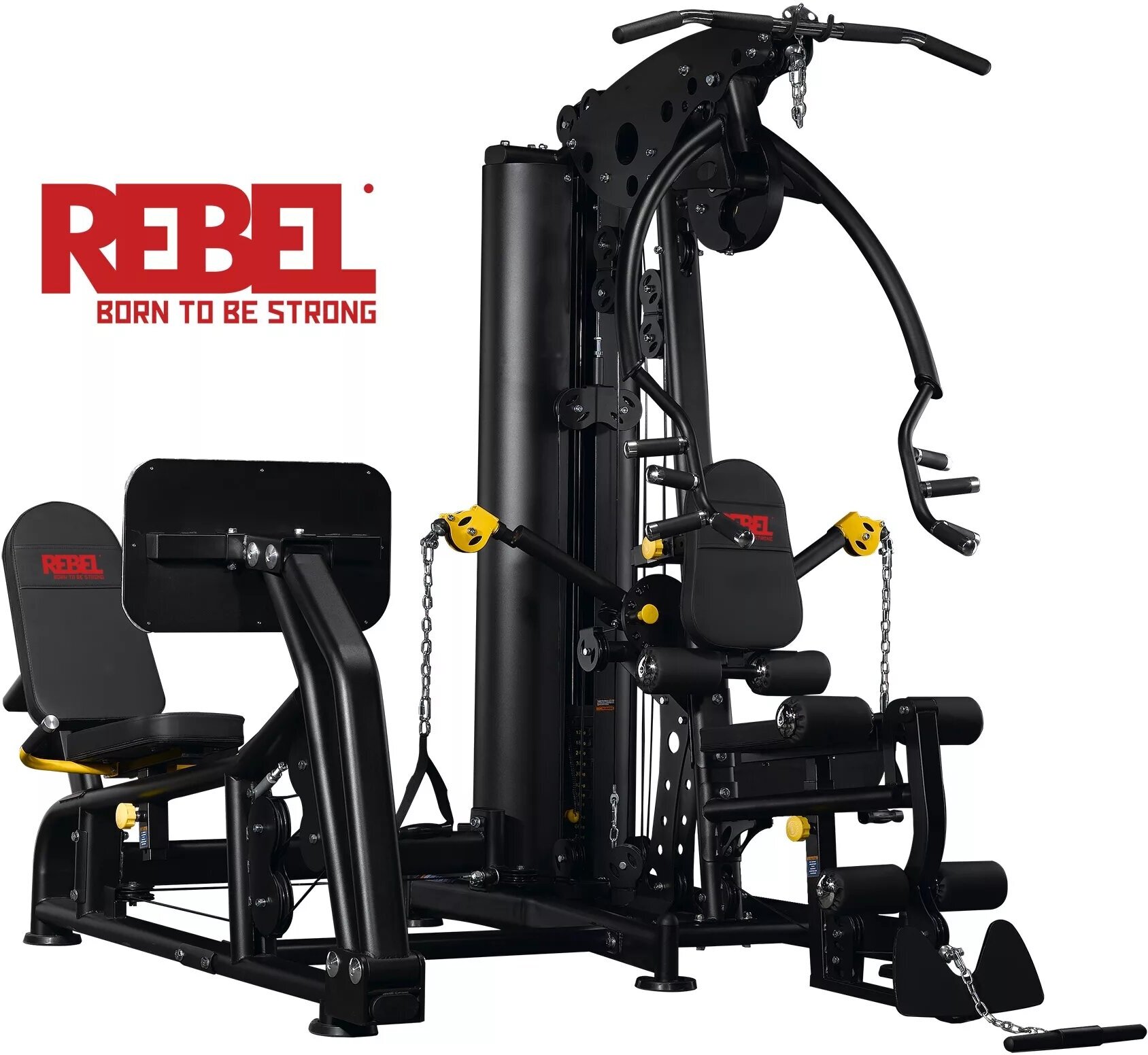 Многофункциональный тренажер с жимом ногами REBEL G9LP