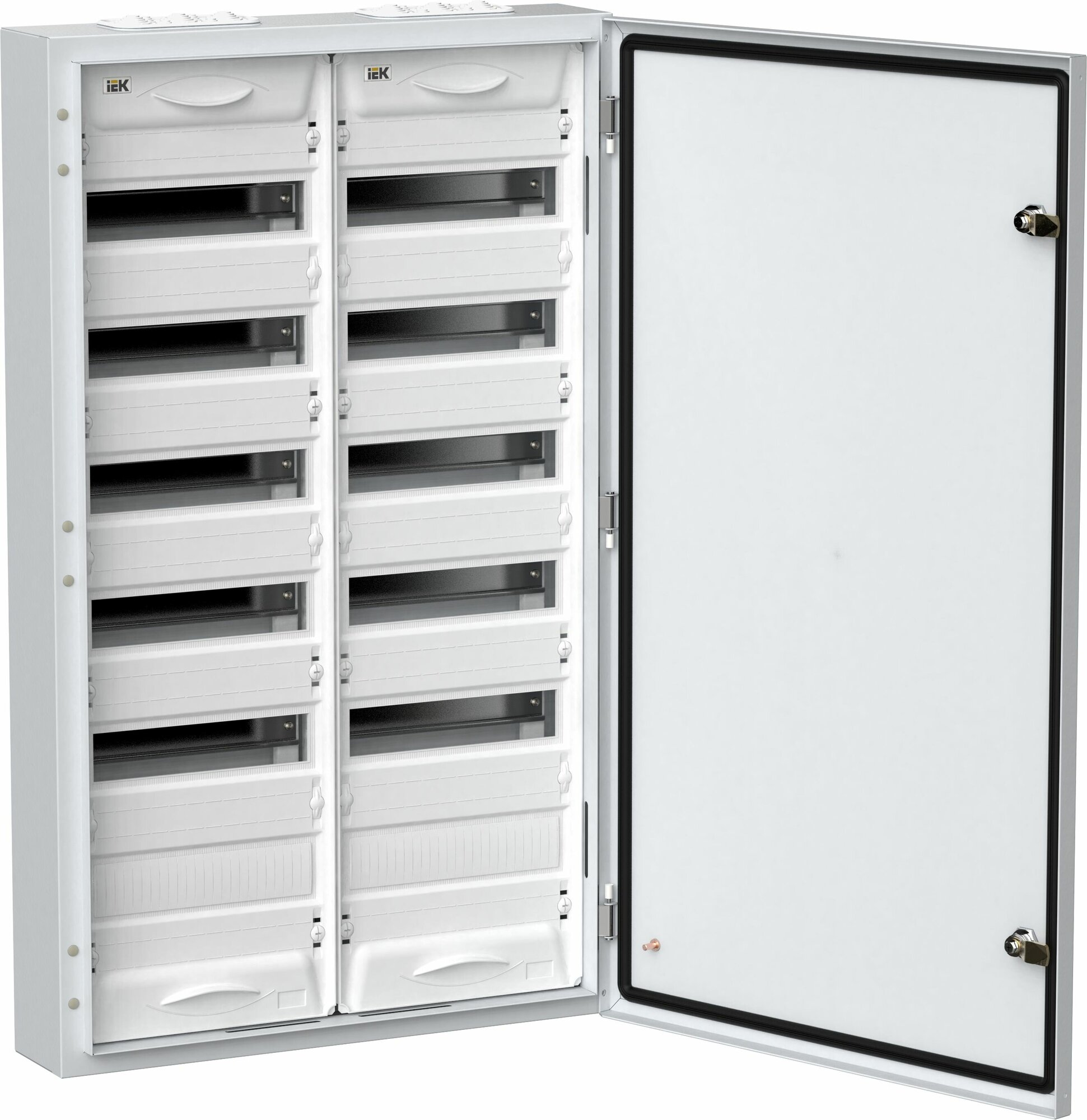 Щит распределительный IEK TITAN 5 ЩРн-144, металлический корпус, 960х570х140мм, IP54, белый, навесной