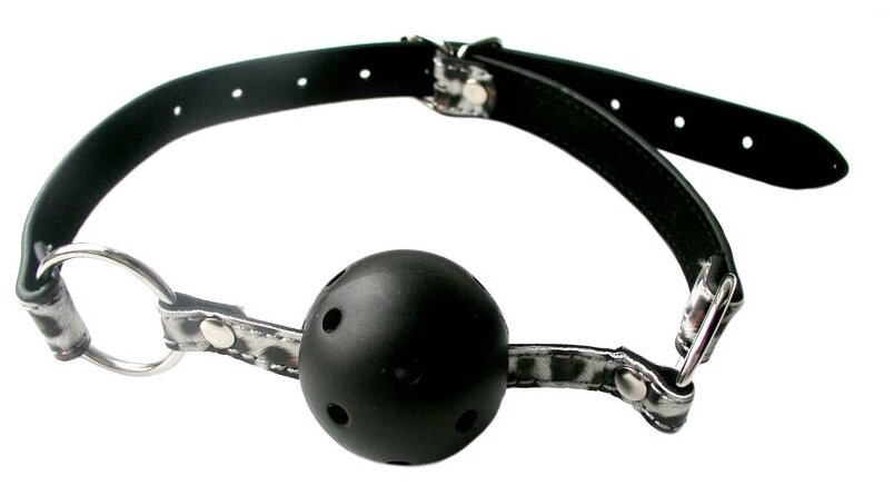 Notabu Кляп-шар (MLF-90080), черный/серый