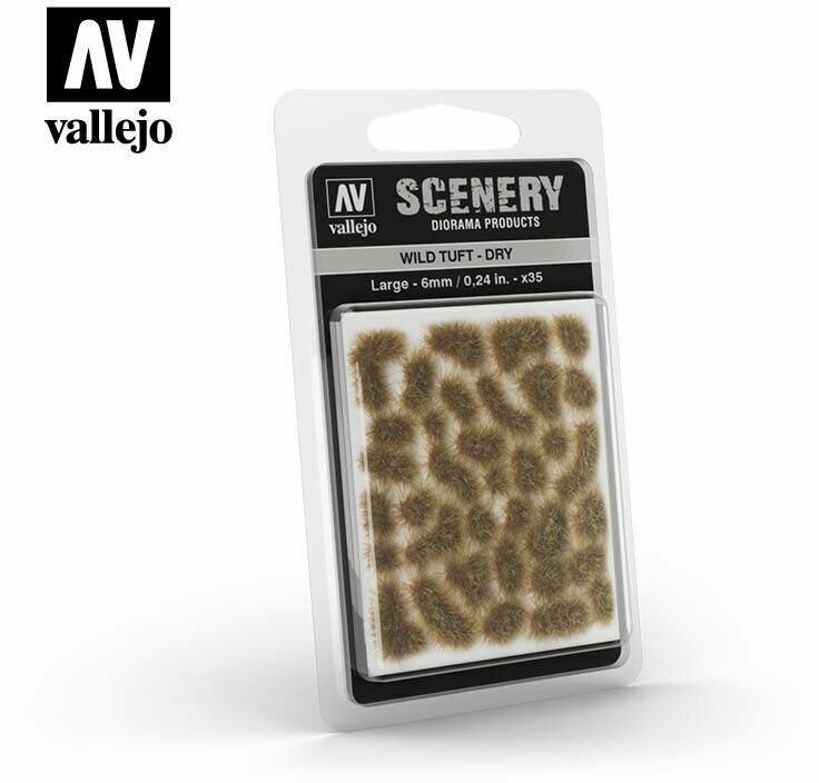Материал для оформления подставок миниатюр Vallejo Wild Tuft - Dry
