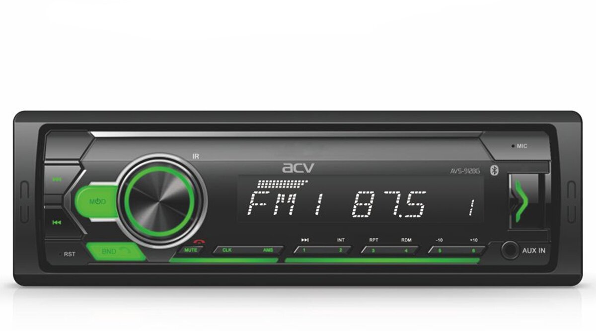 Автомобильный FM/MP3/USB/SD ресивер ACV AVS-912BG