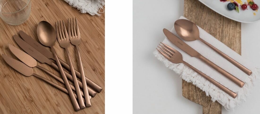 Набор столовых приборов на 6 персон 24 прибора Herdmar ARCO COOPER 4