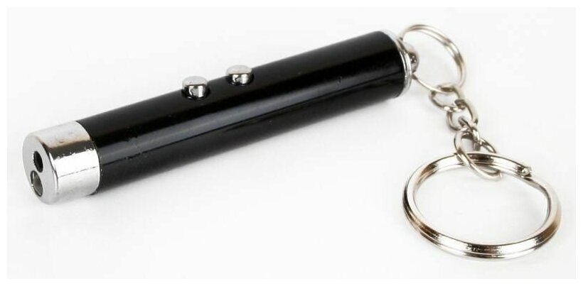 Фонарь LED30L (1LED+лазерная указка 3хAG3 блист-пакет черн.) Ultraflash 12325