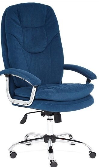 Кресло офисное Tetchair SOFTY LUX, флок , 32, blue