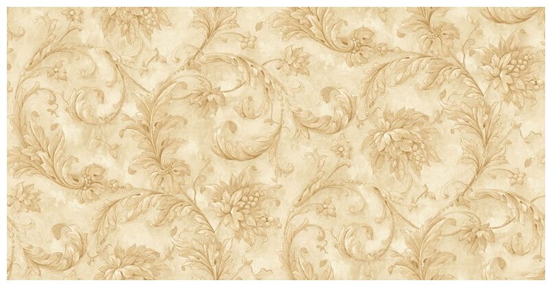 Обои флизелиновые KT Exclusive Lennox Hill/ Леннокс Хилл HK80105, бежевые, флористика, 1005x52 см