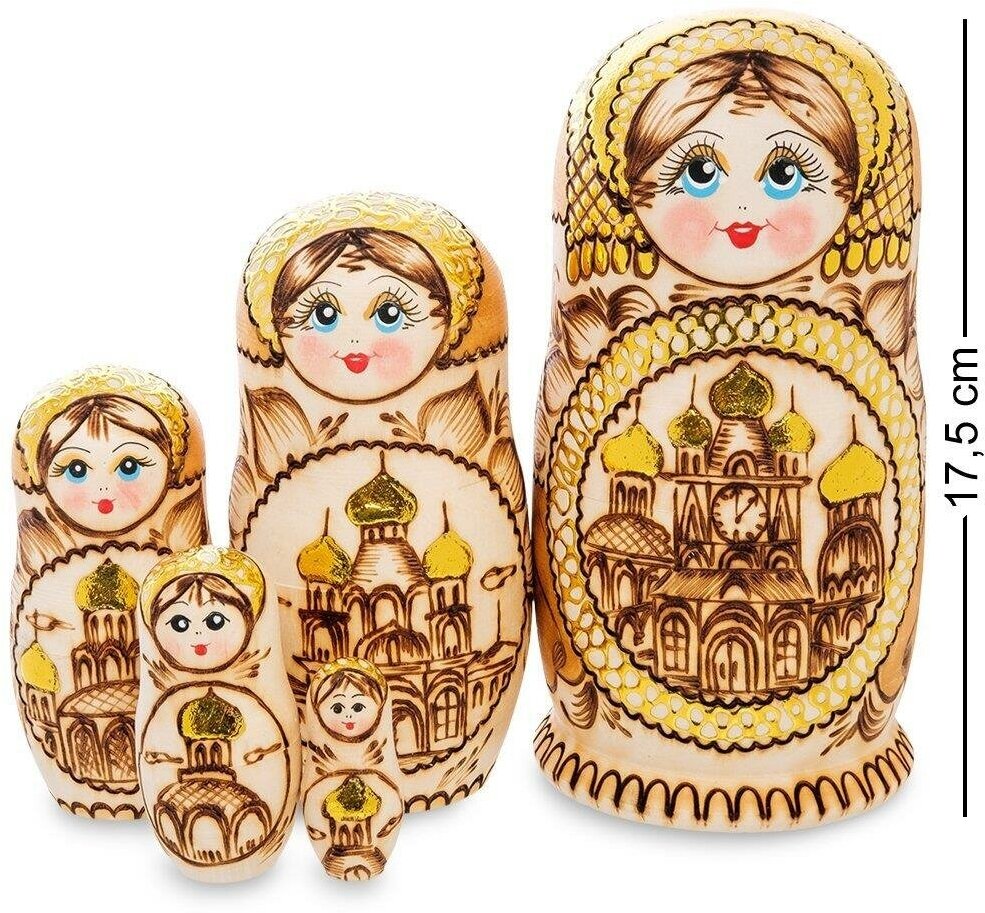 Матрешка 5м "Анастасия" A2157255 Народные промыслы, Дерево липа, краски