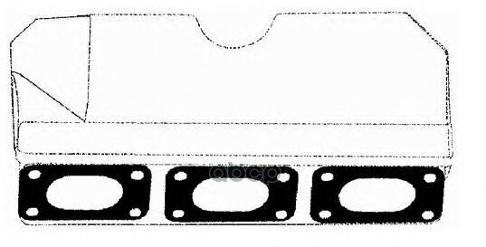 Прокладка коллектора выпускного! BMW E46/E39/E38/E65/X5 2.0-3.0 24V M52/M54 98> Bga арт. MG0585