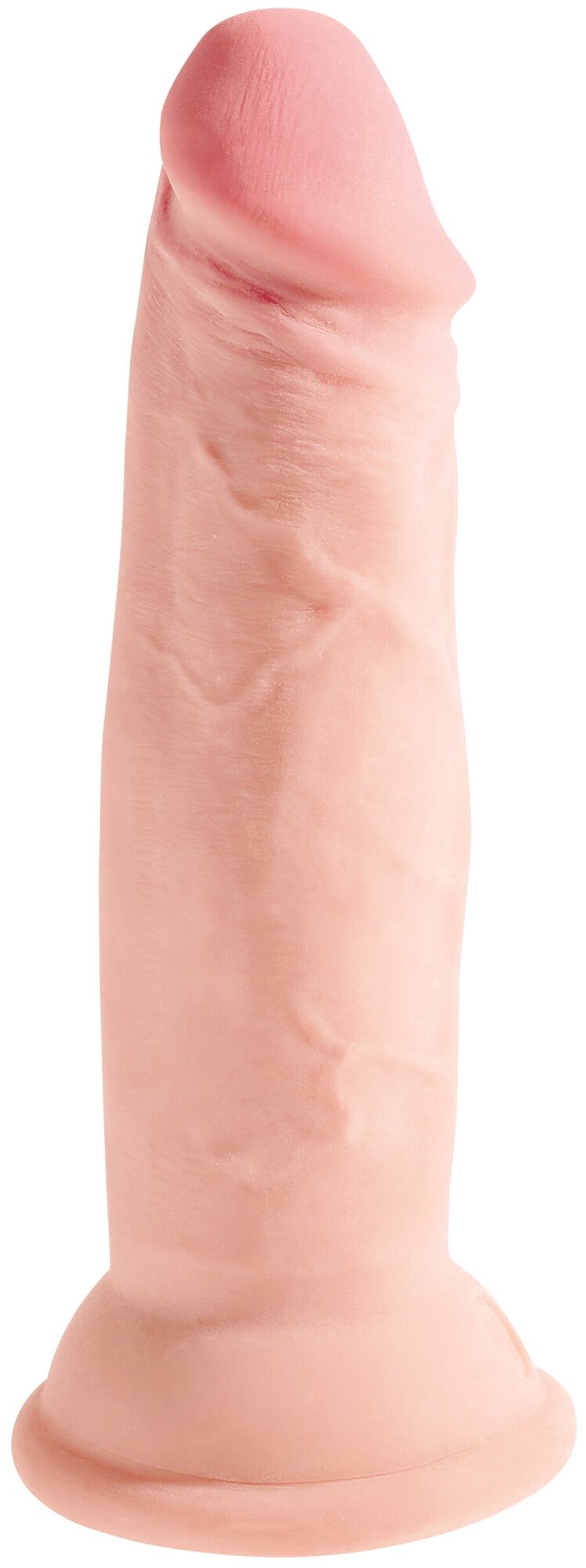 Фаллоимитатор на присоске King Cock Plus 6 Triple Density Cock - Flesh