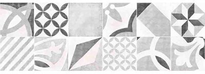 Настенная плитка Cersanit (Церсанит) Apeks 25х75 см Разноцветная ASU453D-53 (1.12 м2)