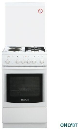 Комбинированная плита De Luxe 506022.05гэ(кр) ЧР-030, белый